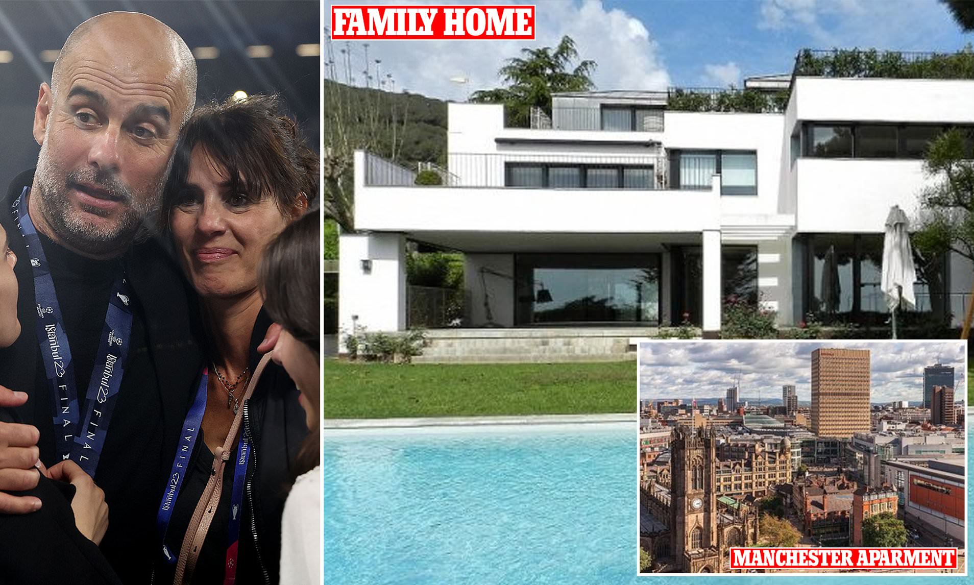 Pep Guardiola 'moving out of £8.5m family home' after shock split from ...