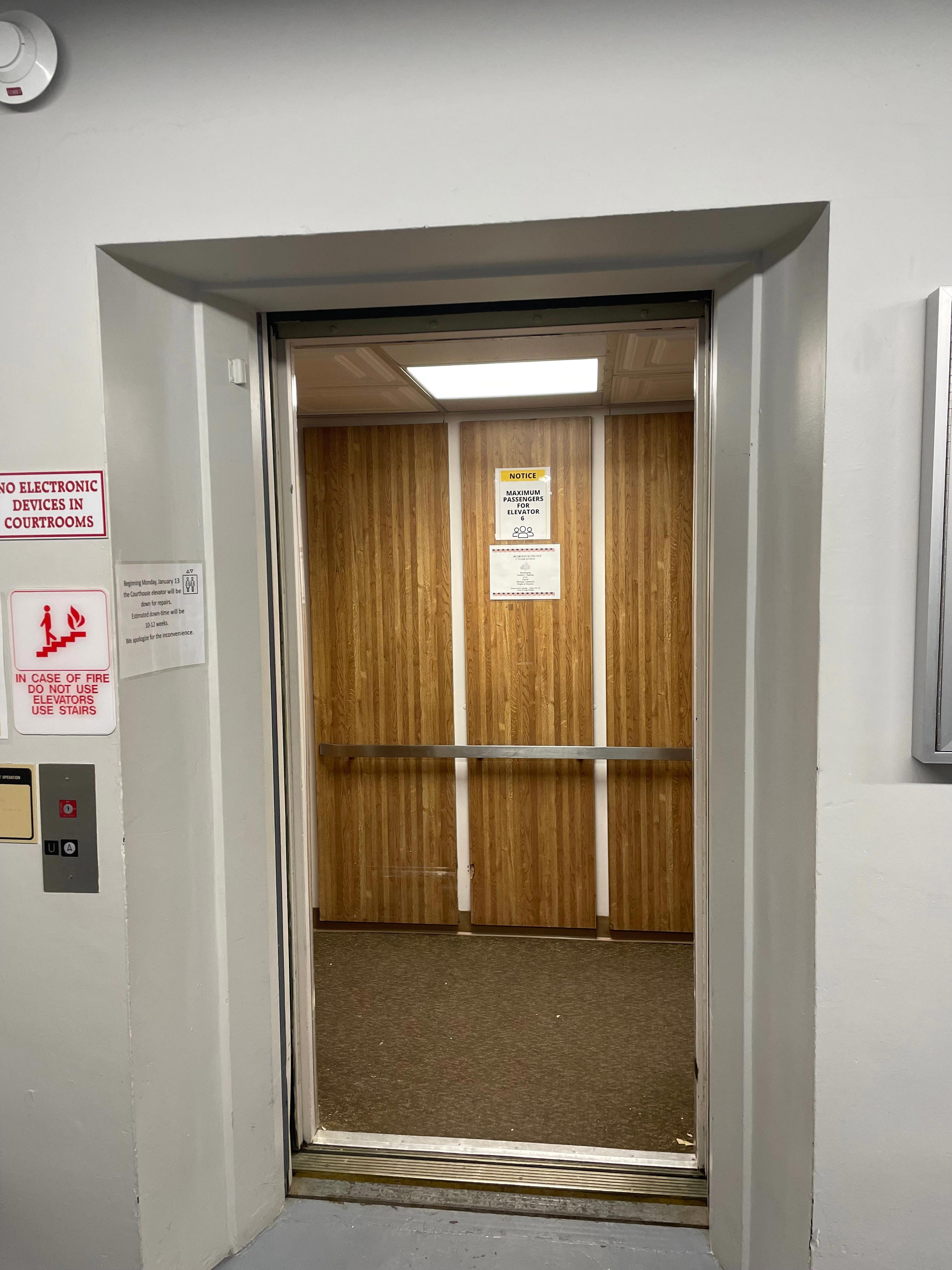 Muskingum County Courthouse elevator closing for replacement ...