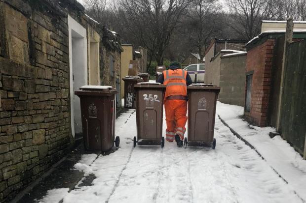 Councils provides update on missed bin collections after cold weather ...