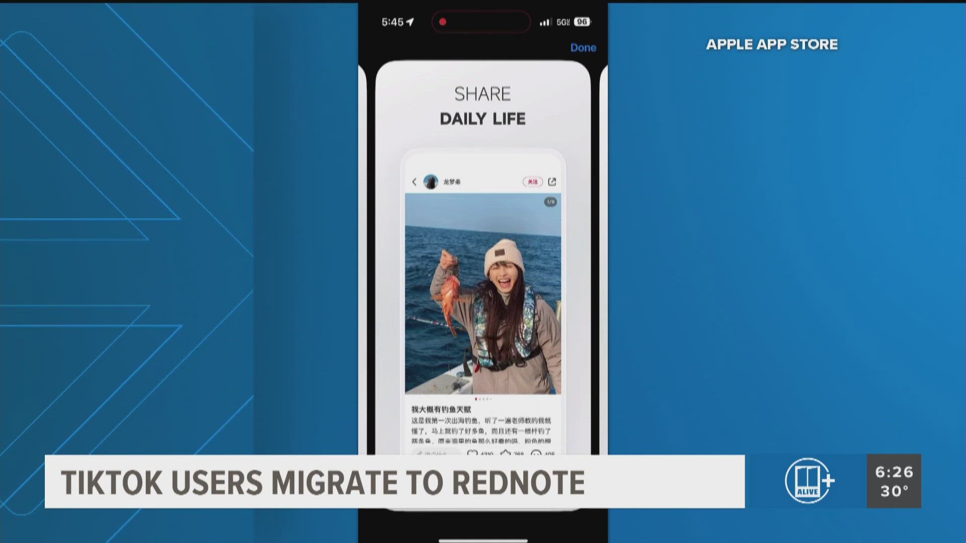 TikTok users migrating to Chinese based social media app, Rednote ahead of ban