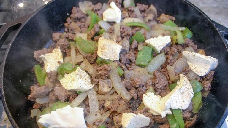 This ground beef Philly skillet is a nice twist on the classic sandwich ...