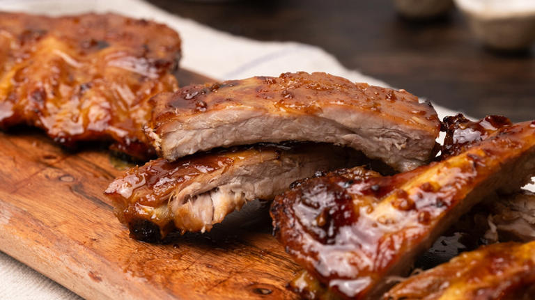 Juicy Baby Back Ribs With Honey Bourbon Glaze Recipe