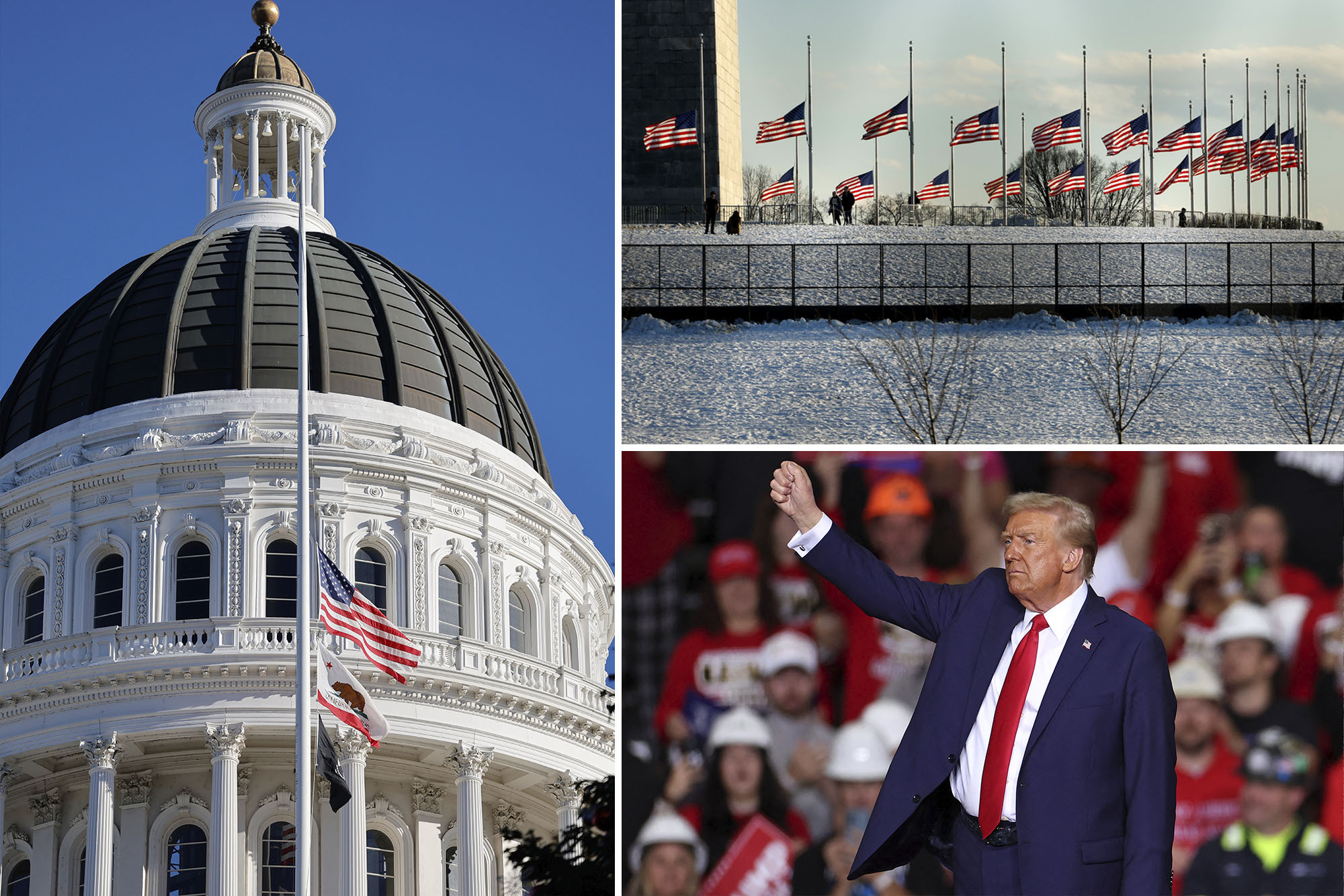 House Speaker Johnson orders Capitol flags to full staff for Trump ...