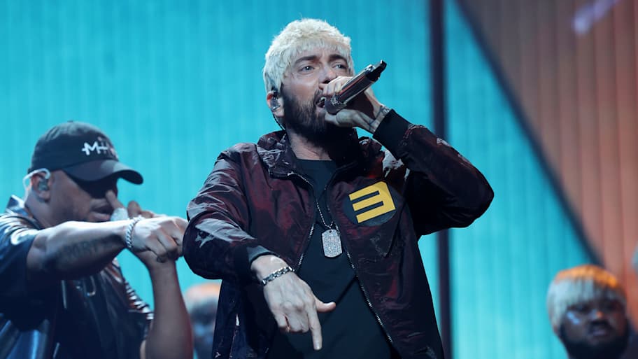 Dozens of unreleased Eminem tracks have leaked online, including a ...