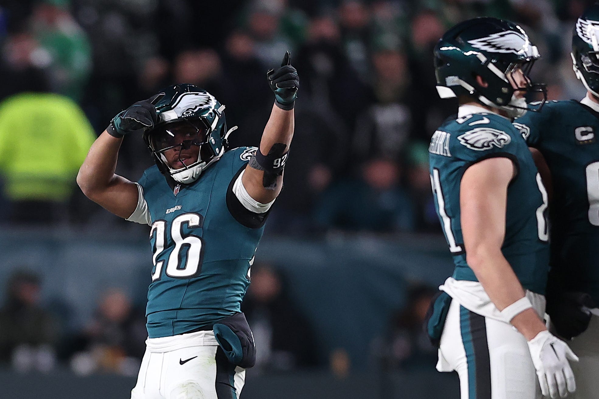 Saquon Barkley is to thank for Eagles' big spread against Rams despite ...