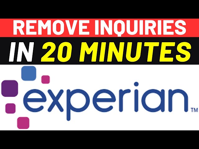Experian 20 Minute Hard Inquiry Removal Hack