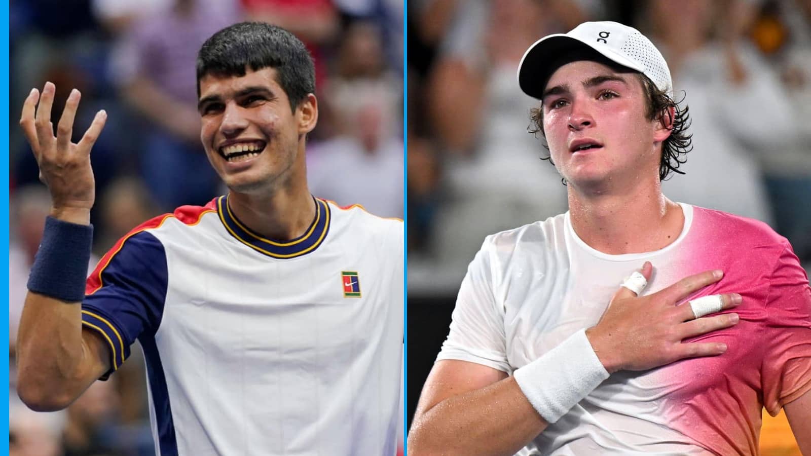 The 4 youngest men to beat a top 10 player at a Grand Slam: ft. Carlos ...