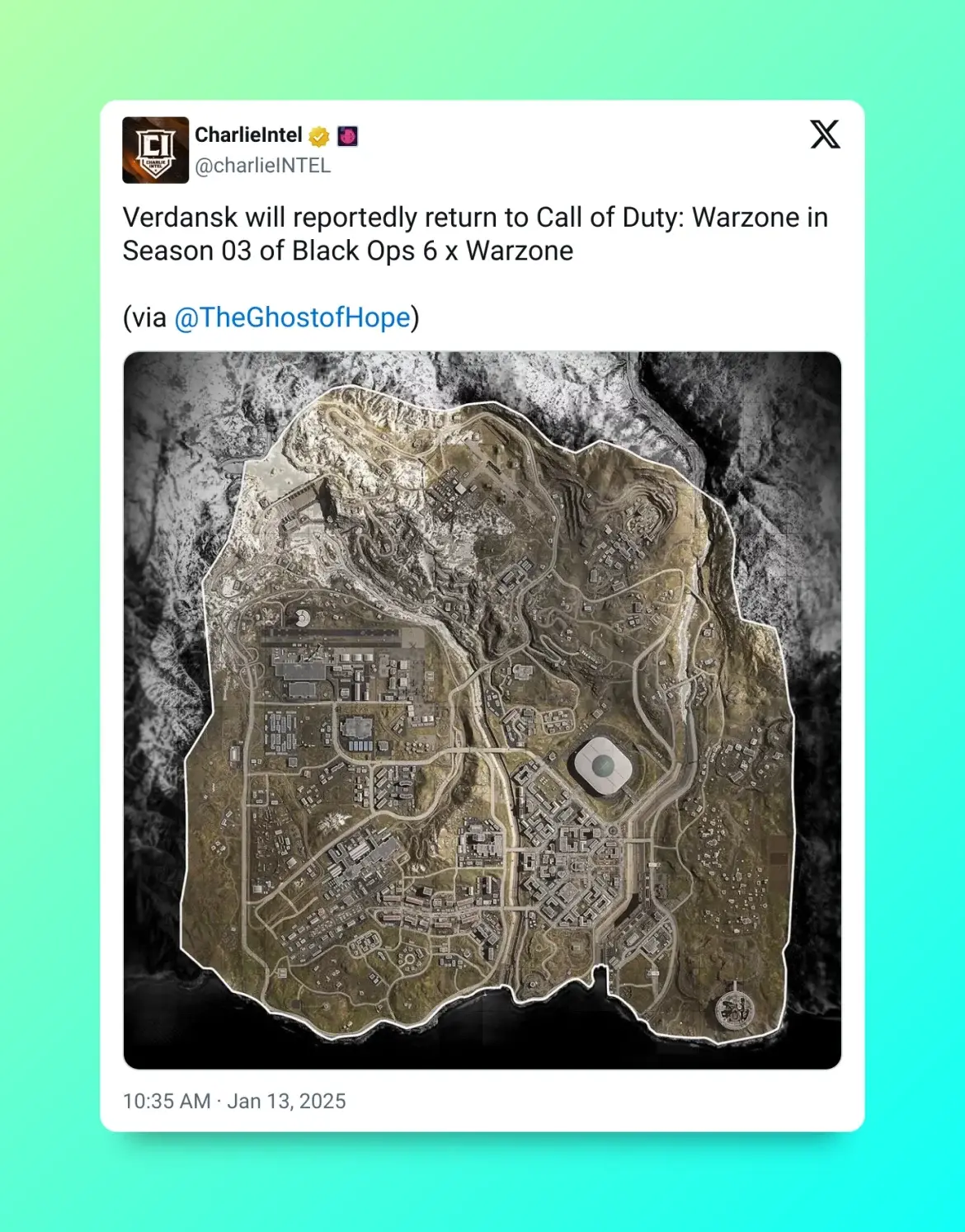 Resurgen los rumores sobre el regreso de Verdansk a Warzone, sugiriendo ...