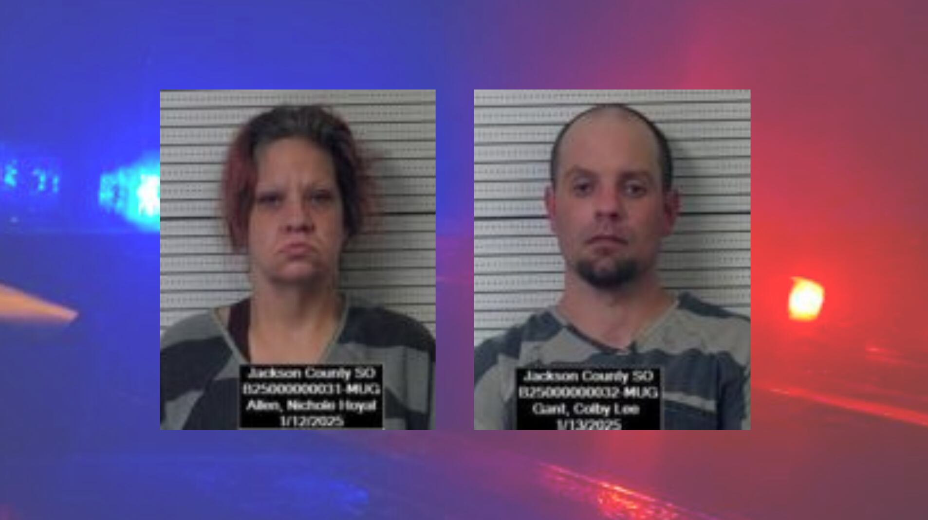 Woman, man arrested in separate meth cases in Jackson County