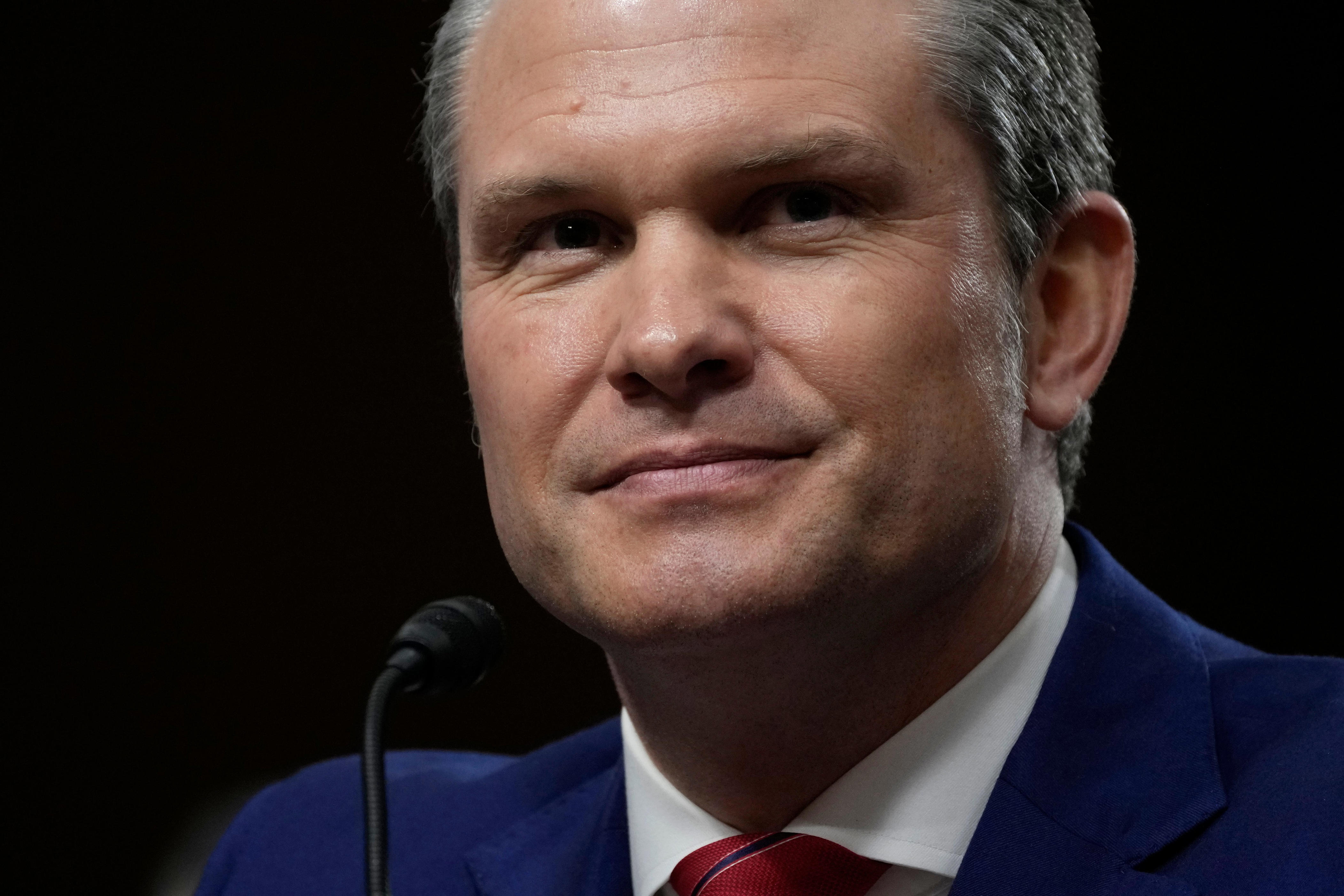 Conservative media pundit Pete Hegseth grilled at Defense Secretary ...