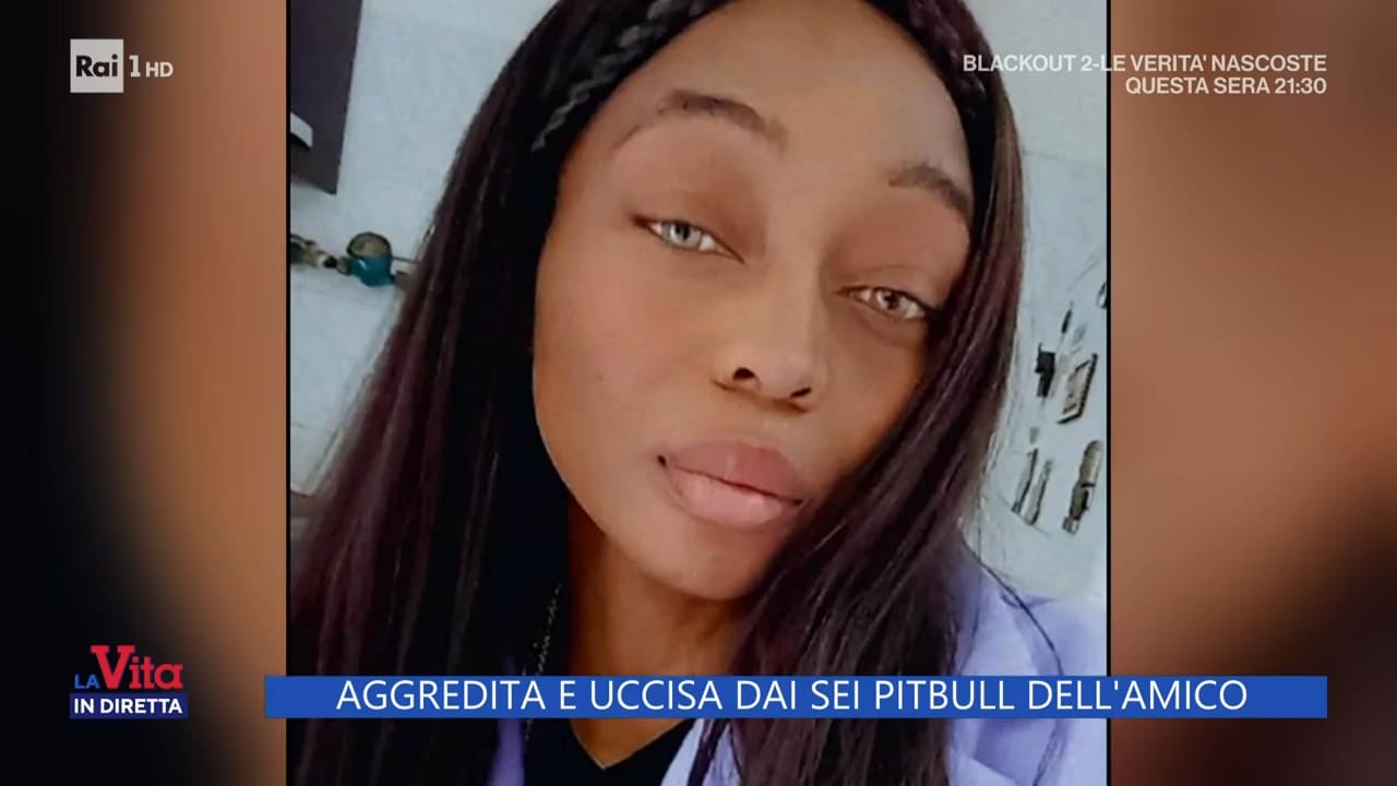 La Vita in diretta. Latina, sbranata dai cani nel giardino dell'amico