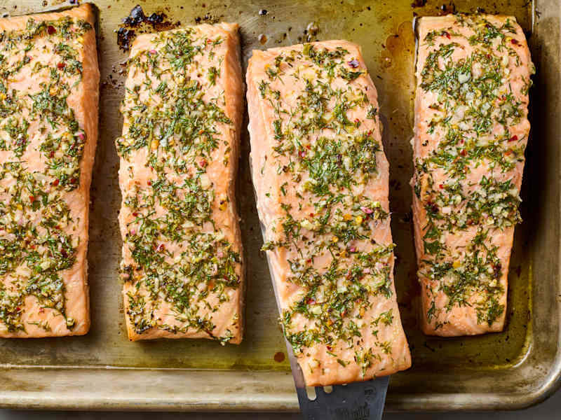 This "Delicious" Greek Salmon Is So Easy, I've Made It 3 Weeks in a Row