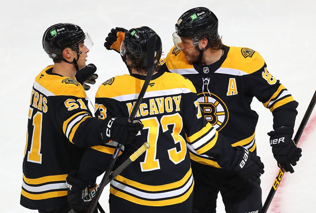 Charlie McAvoy injury, Matt Poitras call-up highlight slew of Bruins ...