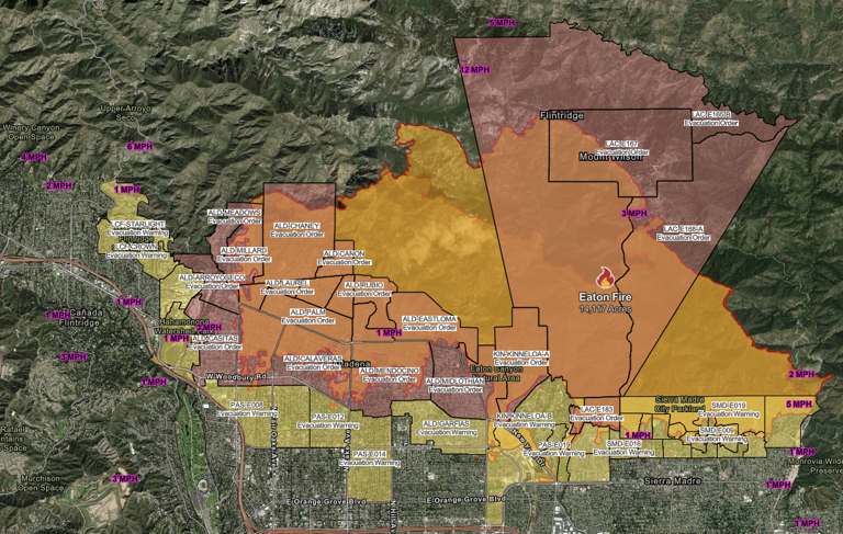 Where are mandatory evacuation orders today for California wildfires ...