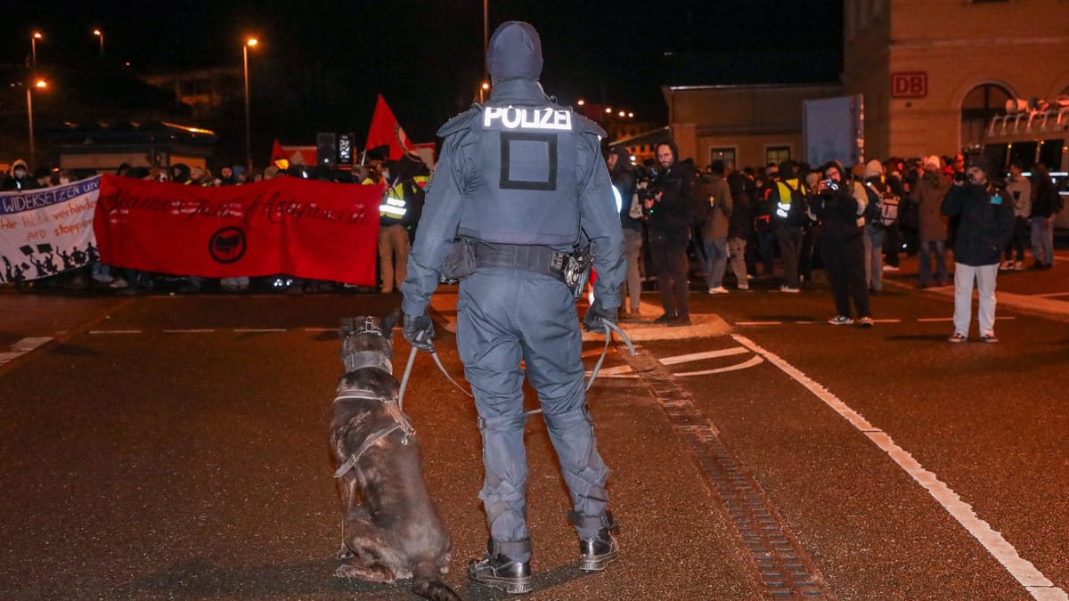 Sachsen: Polizei-Hund auf AfD-Gegner gedrängt – Ermittlungen in Dresden
