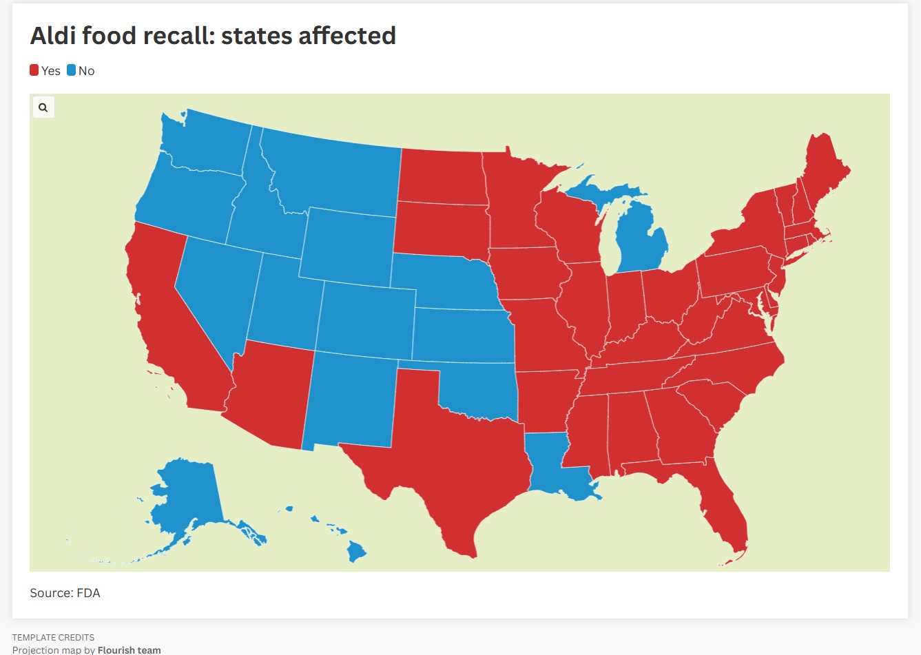 Aldi Food Recalls Issued for 34 States: Full List of Products Impacted