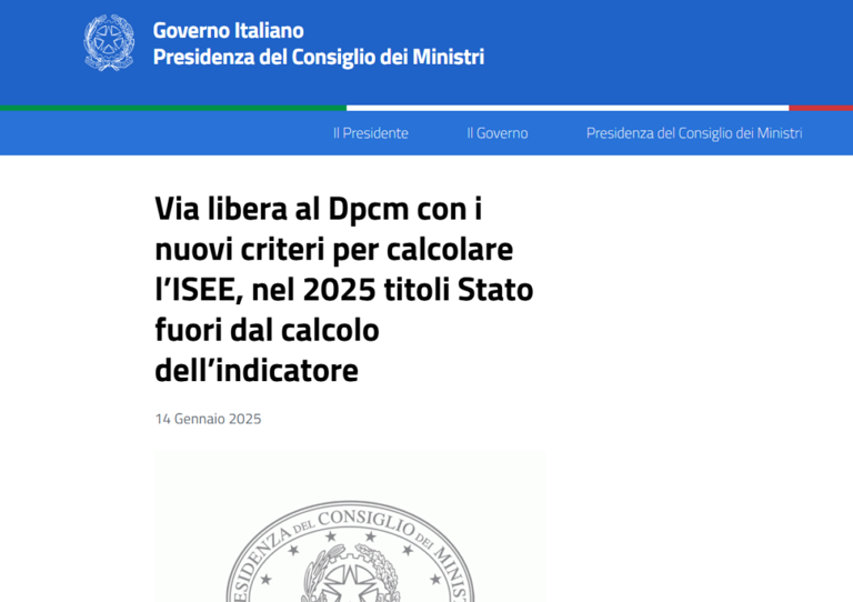 Dall’ISEE 2025 sono esclusi i Titoli di Stato e Libretti Postali ...