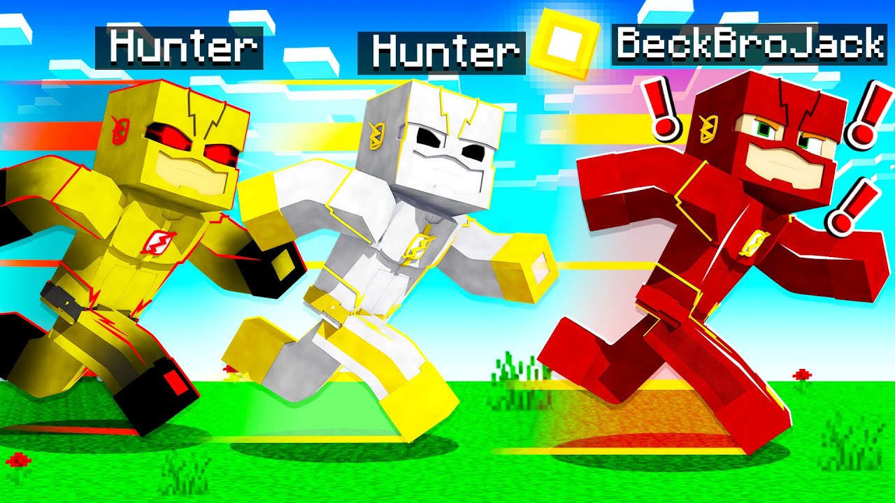 GODSPEED vs THE FLASH Speedrunners in MINECRAFT!