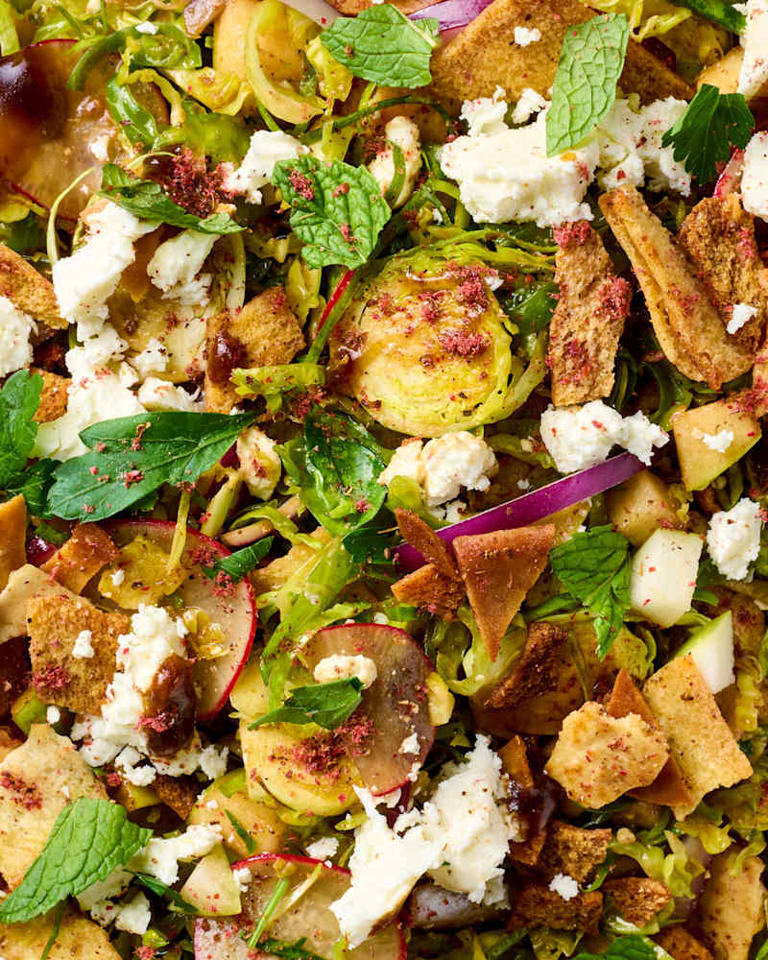 Everyone Loves My "Ridiculously Delicious" Brussels Sprouts Salad