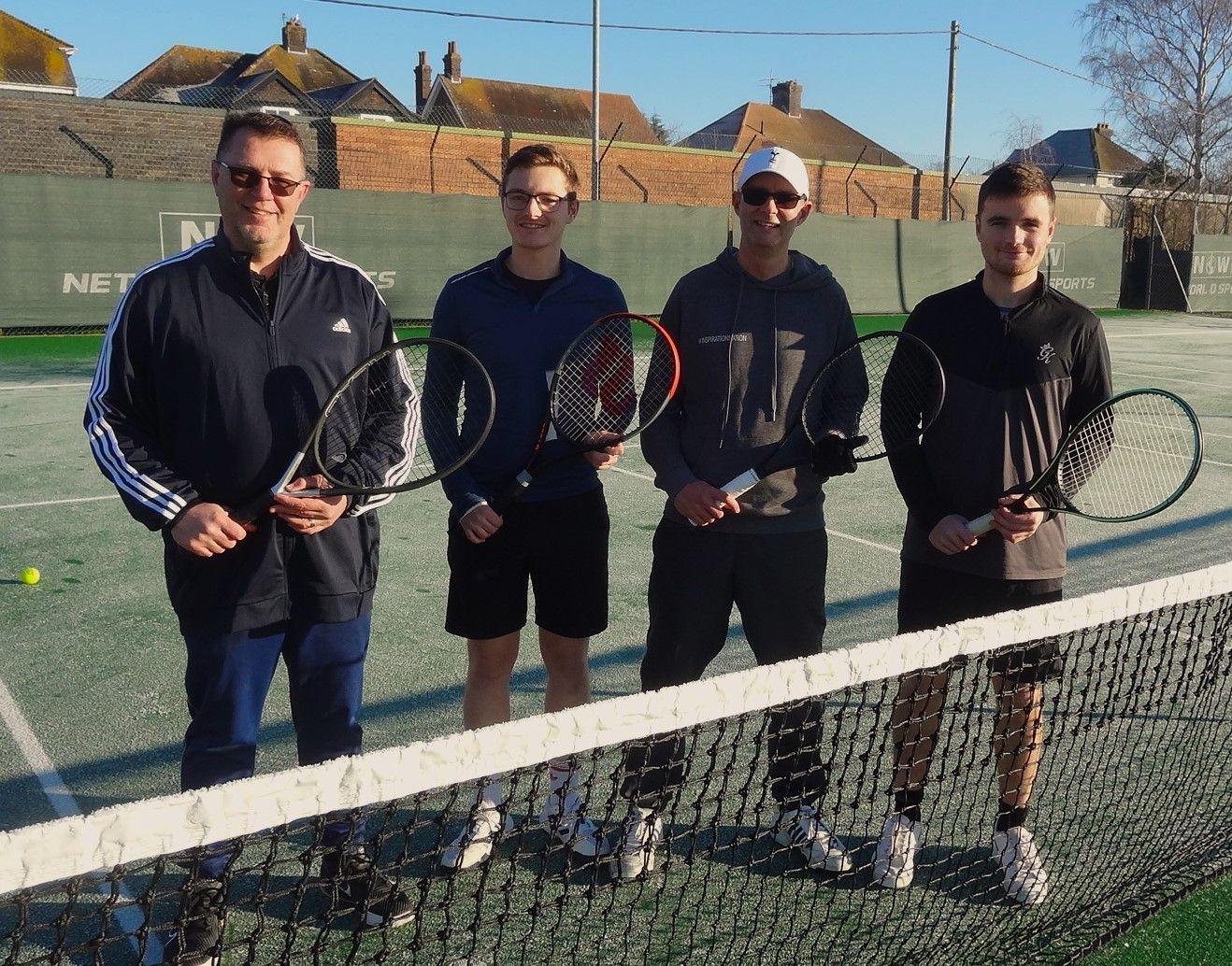 Hailsham Tennis Club play first games of the year