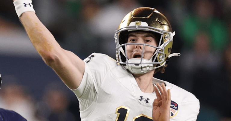 ESPN predicts starting quarterback for Notre Dame in 2025