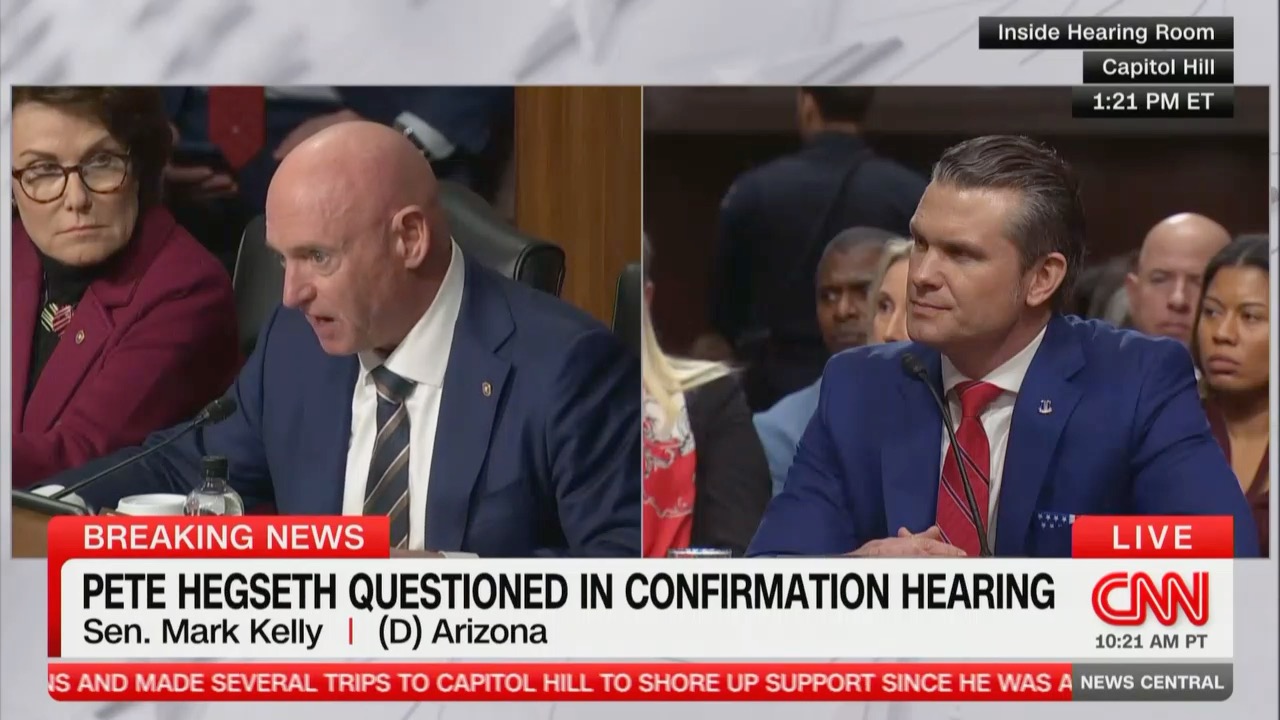 ‘You’re Not Being Honest!’ Sen. Mark Kelly Battles With Hegseth After ...