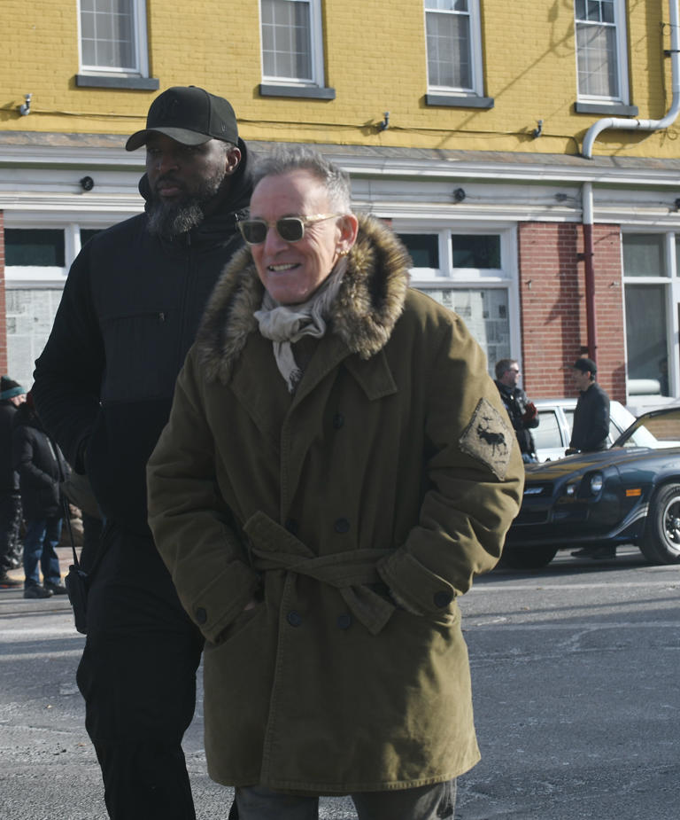 Bruce Springsteen Keeps Wearing Sick Jackets to the Set of His Own Biopic