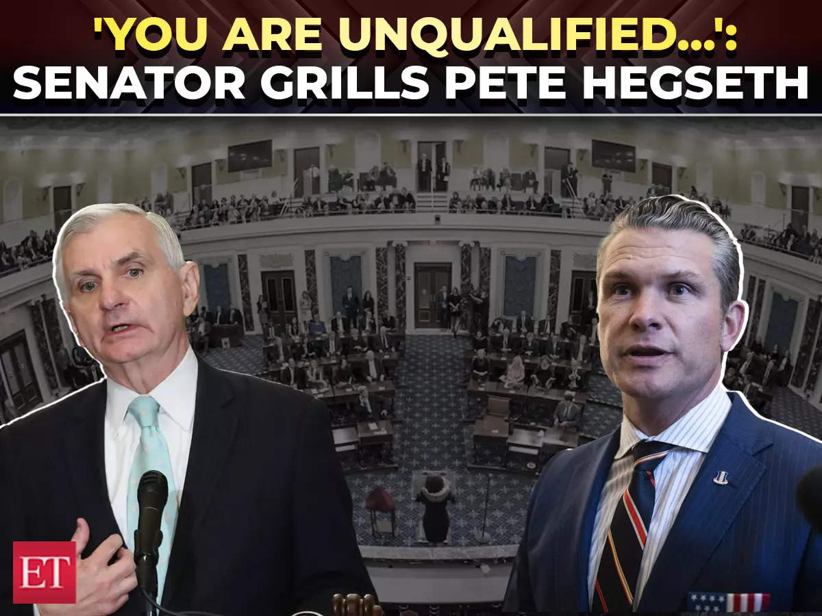 'Would you explain what JAG officer is?': Senator Reed grills Pete ...