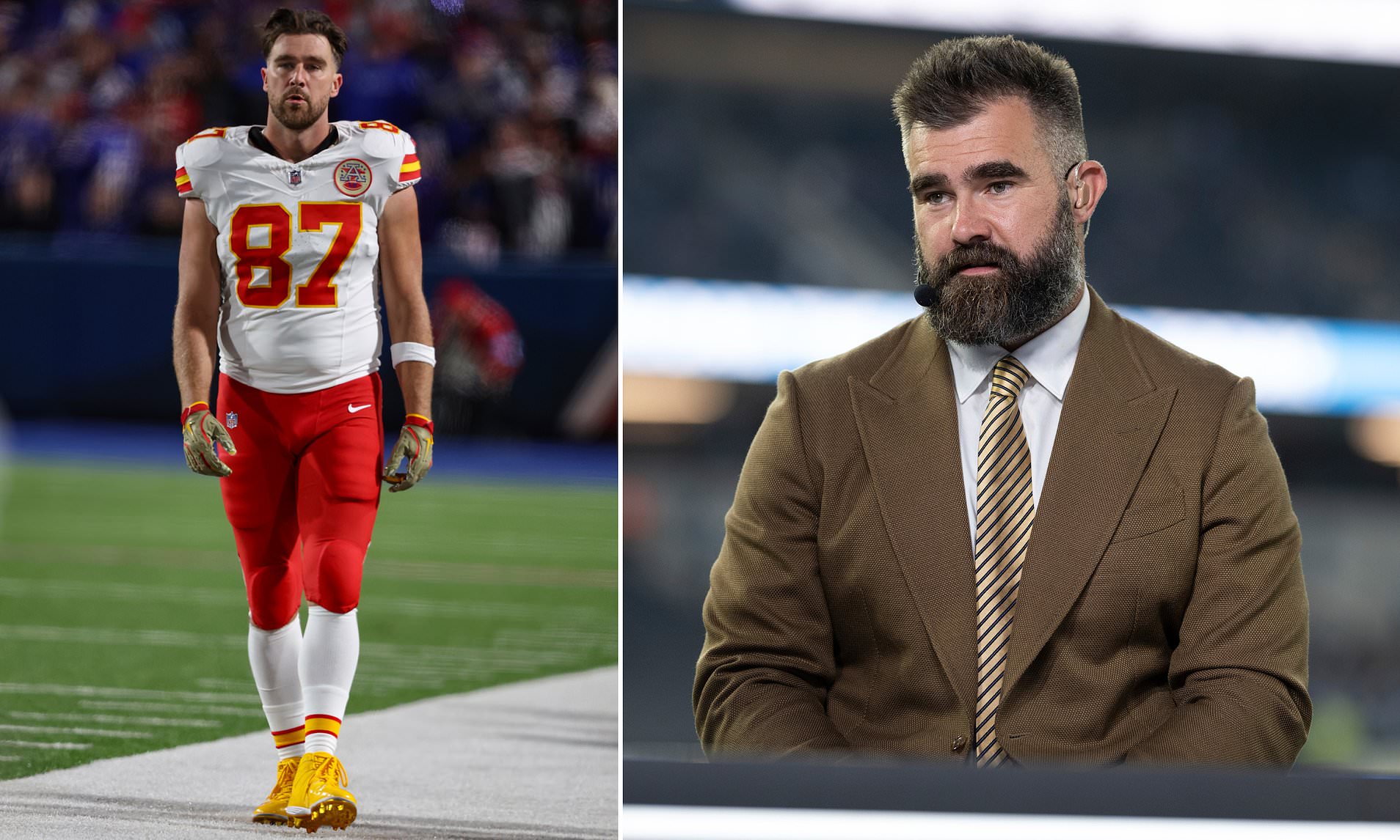 Jason Kelce's attendance for Chiefs-Texans revealed after Travis ...