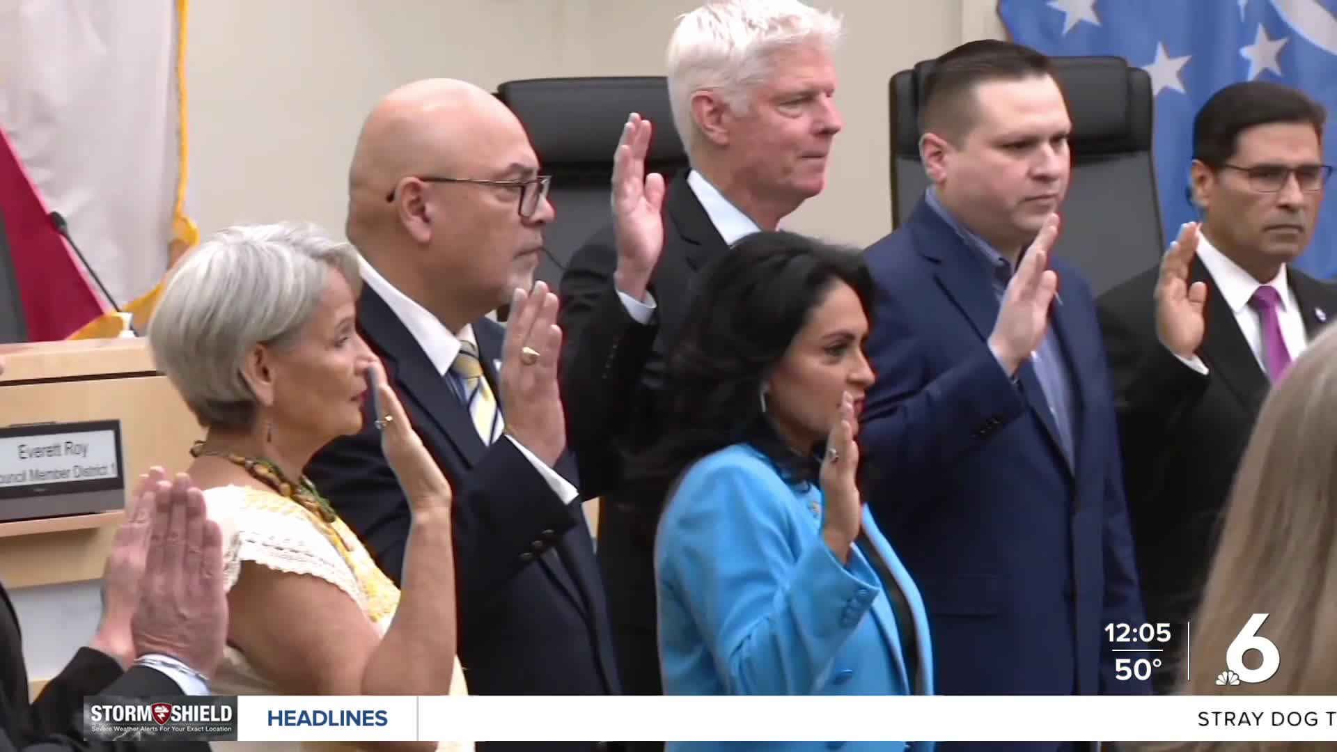 The new Corpus Christi City Council takes its position The new Corpus Christi City Council takes its position