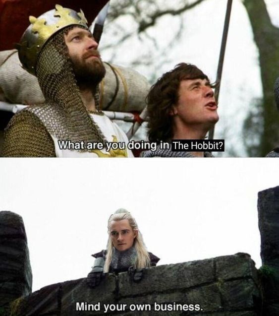 30 Hilarious Monty Python And Lord Of The Rings Mashup Memes True Geeks ...