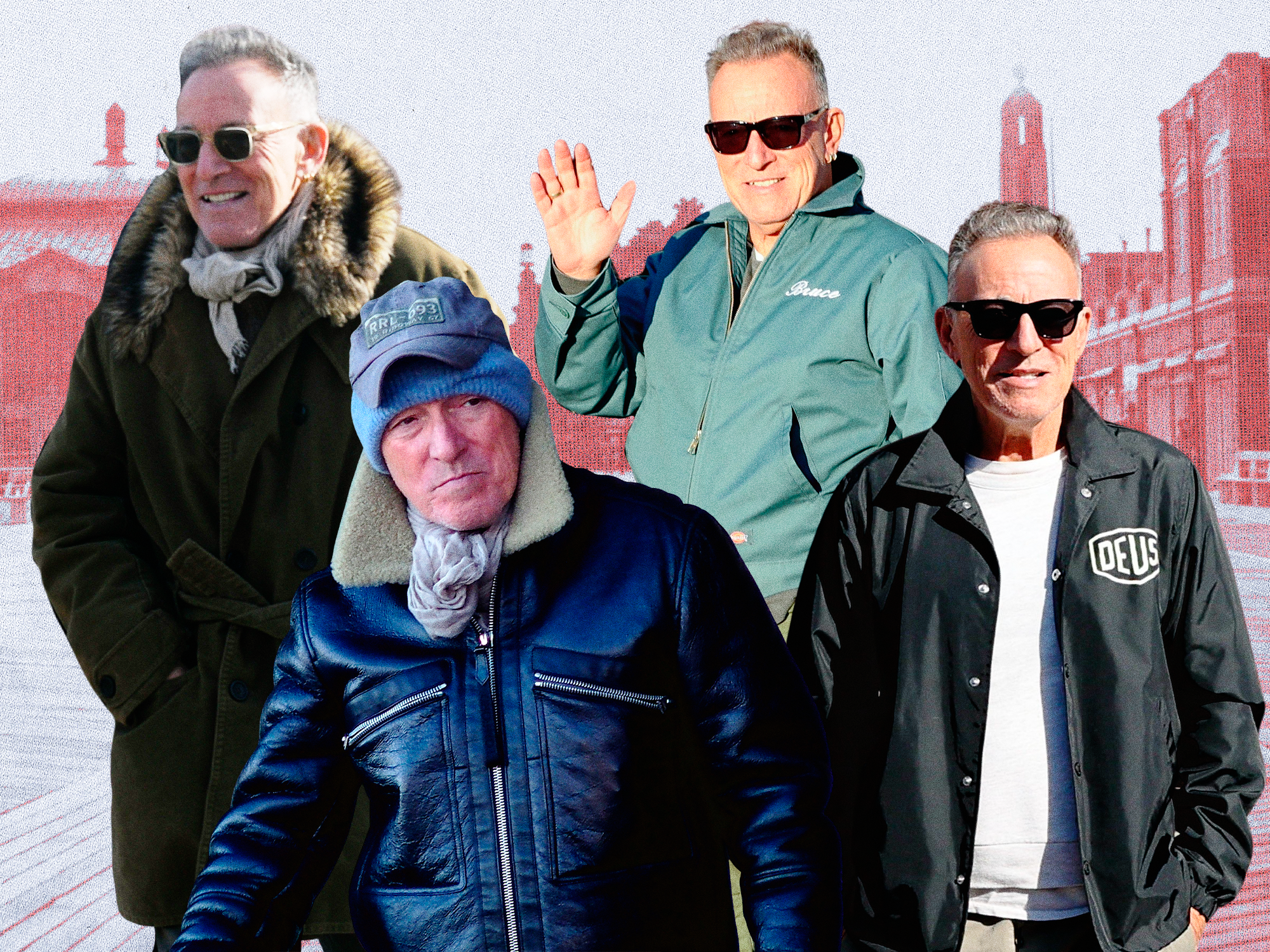 Bruce Springsteen Keeps Wearing Sick Jackets to the Set of His Own Biopic