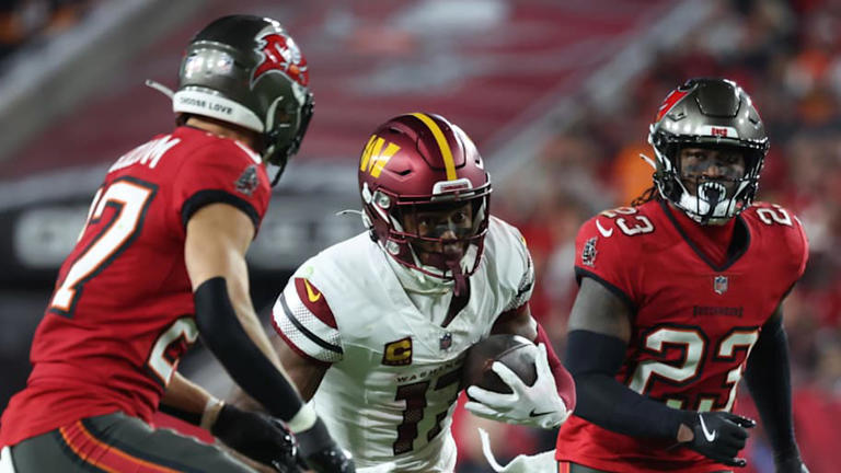 Best and Worst Graded Commanders Offensive Players vs. Buccaneers Wild Card