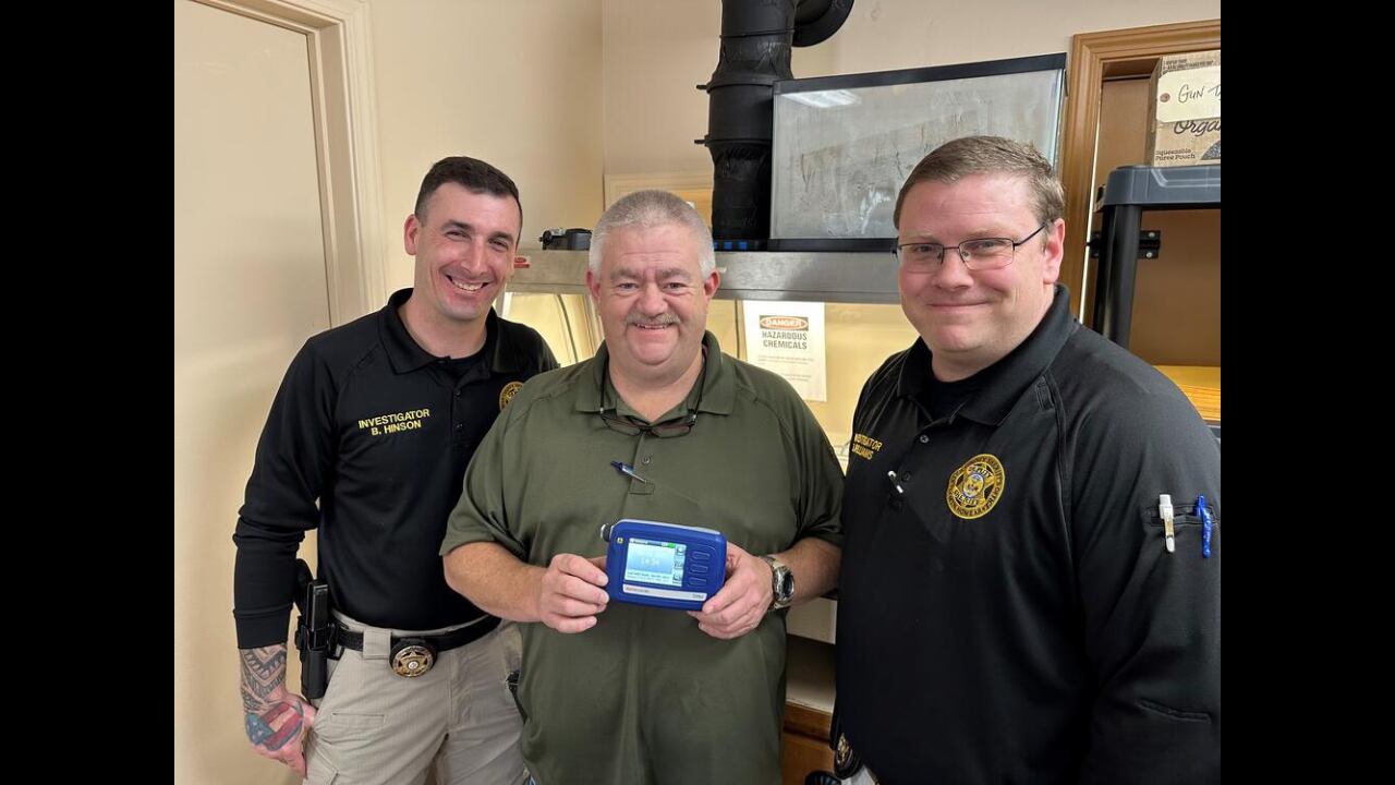 Sheriff’s office receives new drug detection device