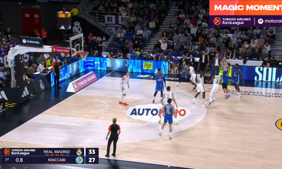Το buzzer beater «μανταρίνι» του Γιοκουμπάιτις με την μπάλα να ...