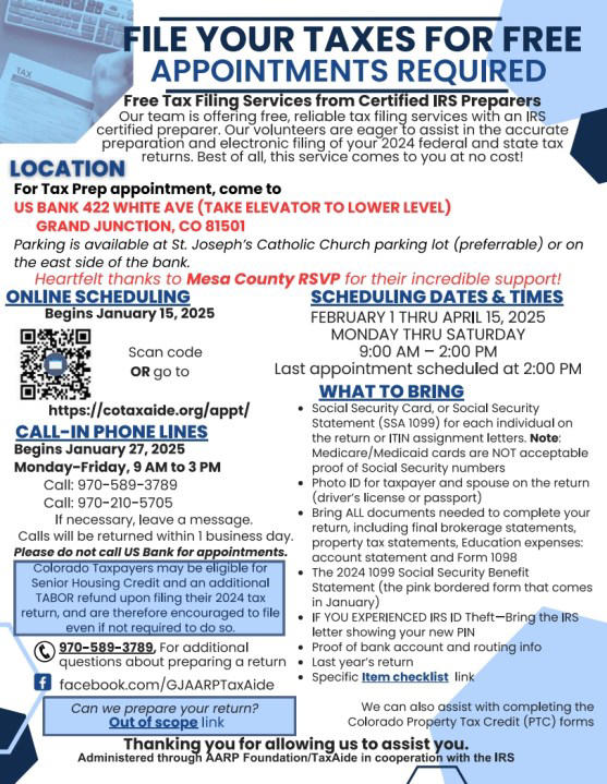 Local tax filing assistance starts in February