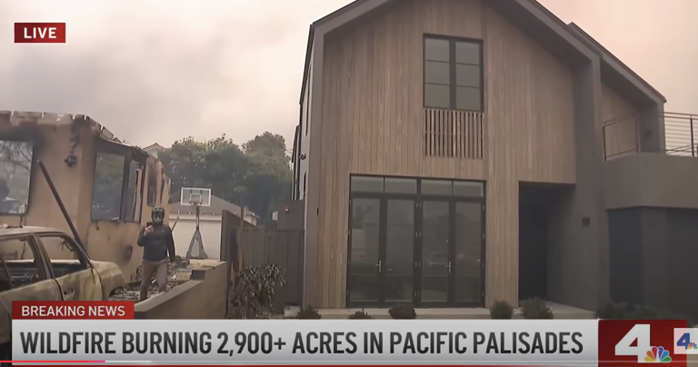 The Picture And Fascinating Story Behind One House Surviving The LA Fires Is Going Viral