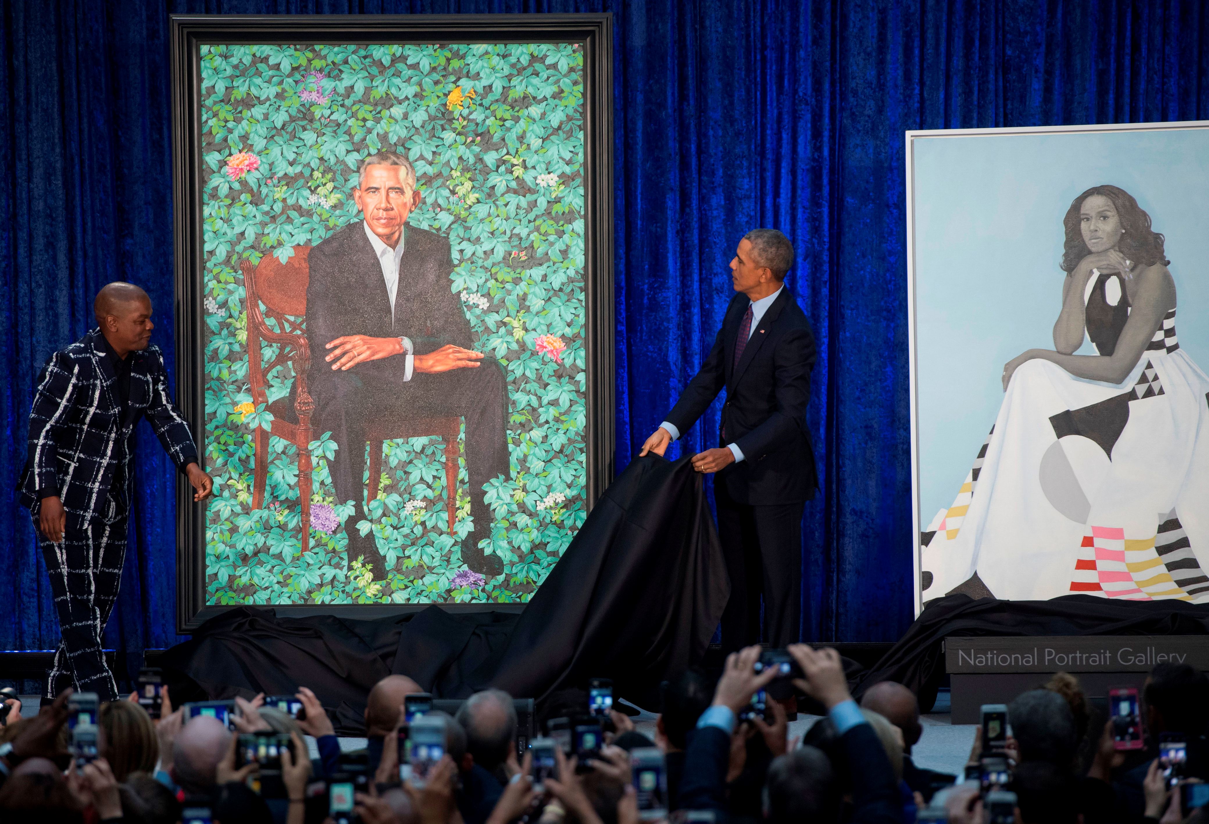Presidential portraits at the National Portrait Gallery