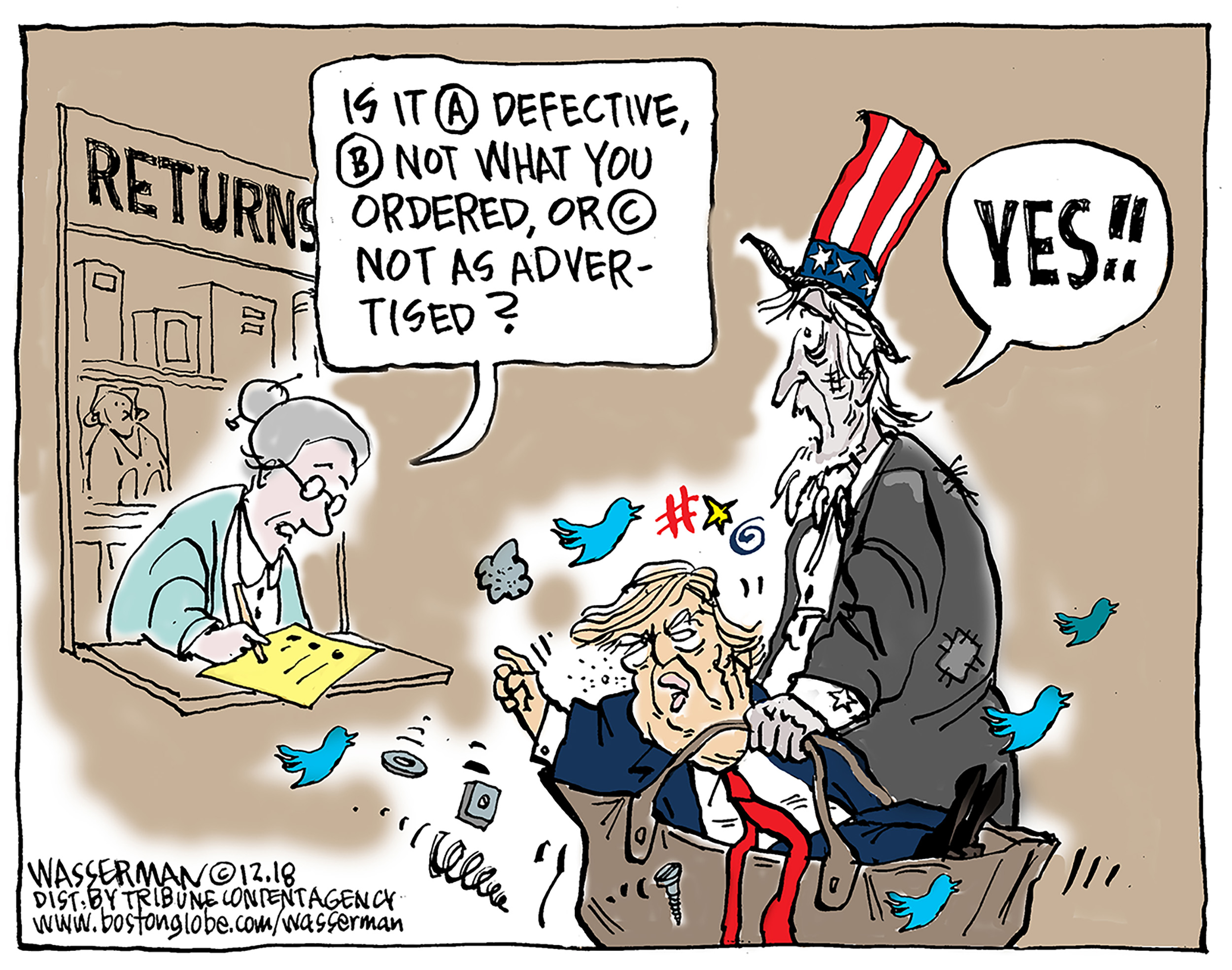 Cartoons 12/29/18 - Democratic Underground