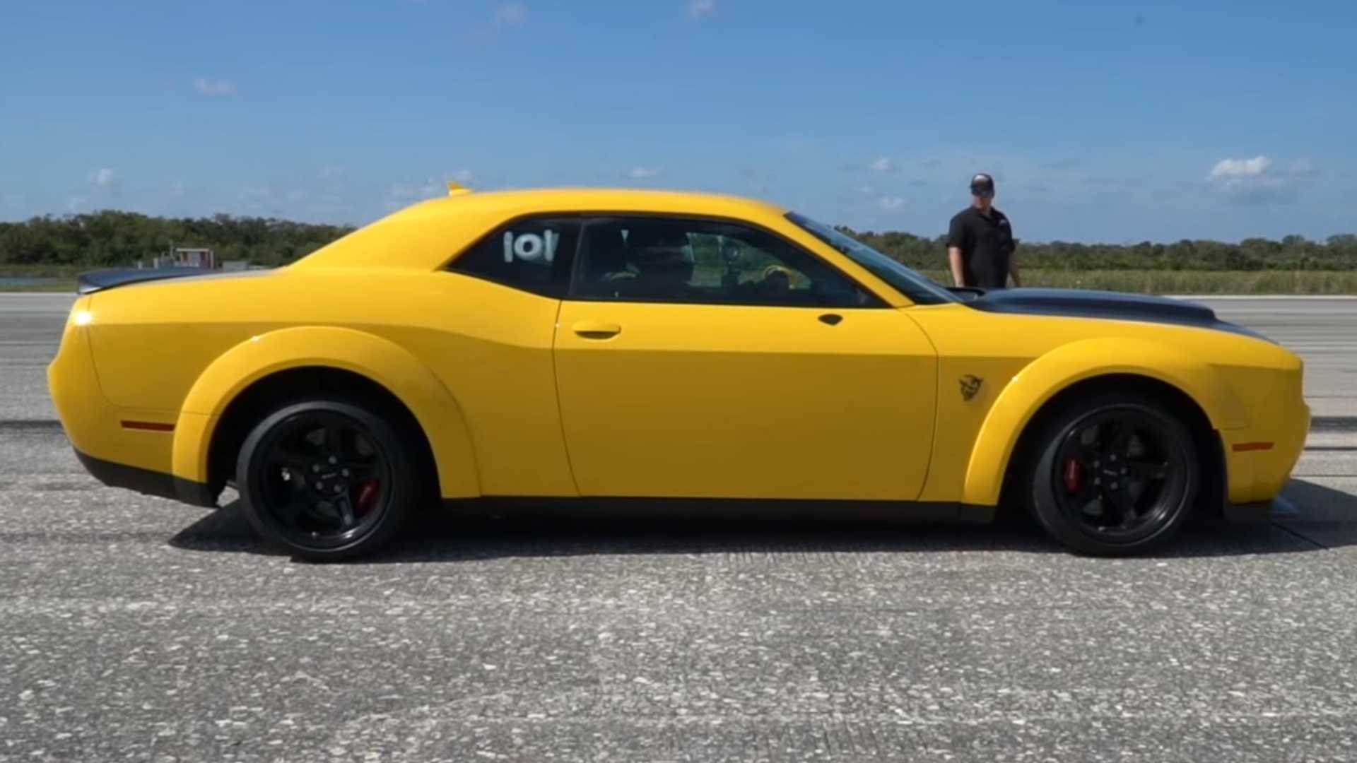 Watch Dodge Demon Go Like Hell And Hit 211 MPH