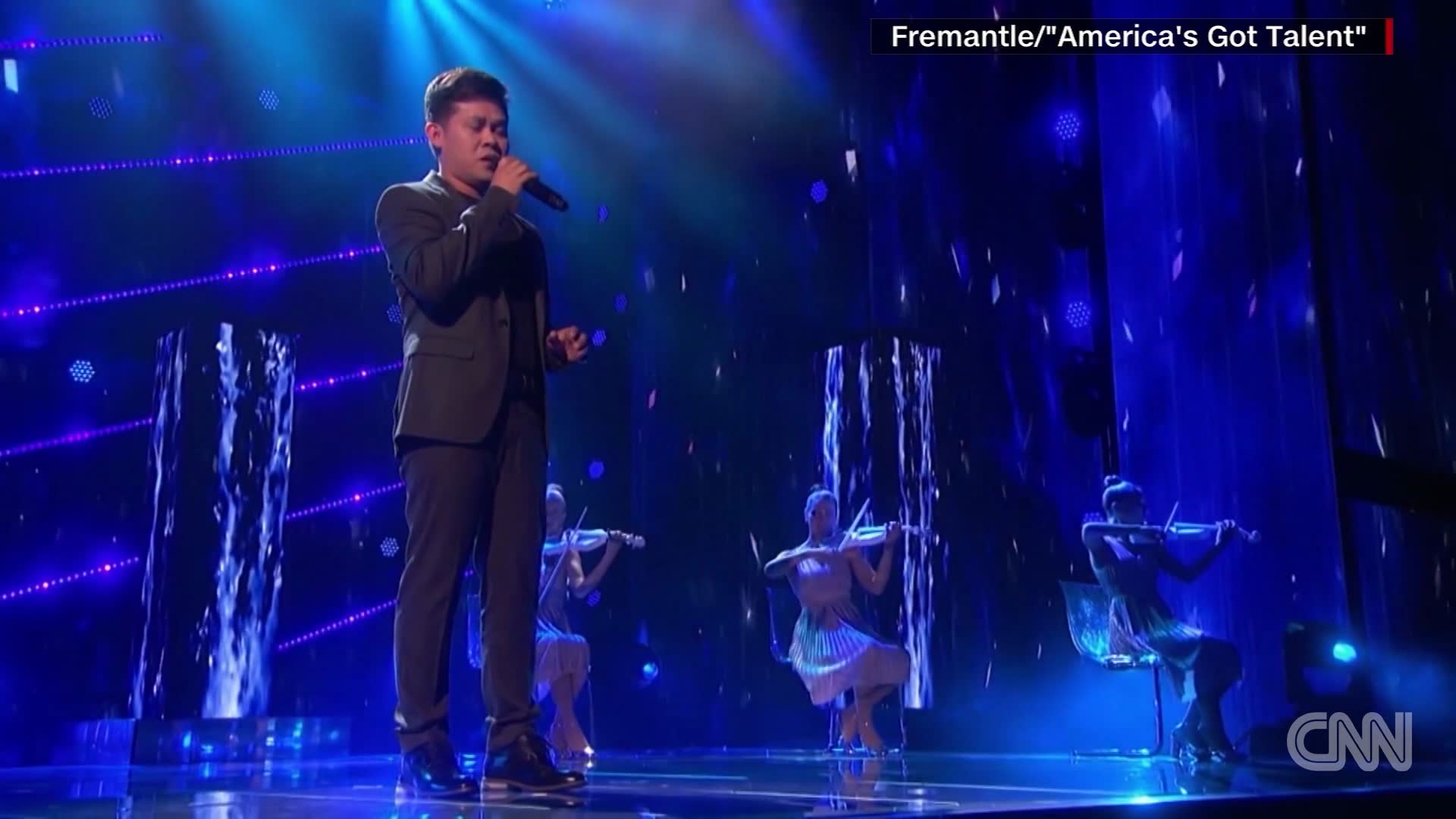 Filipino man wows 'America's Got Talent' with solo-duet