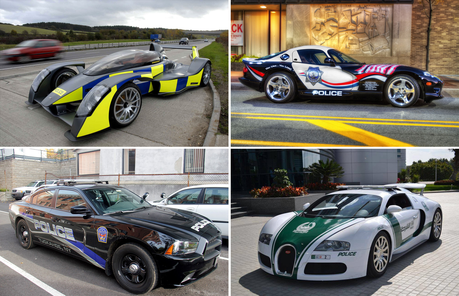 High-speed chase: The world's hottest police cars