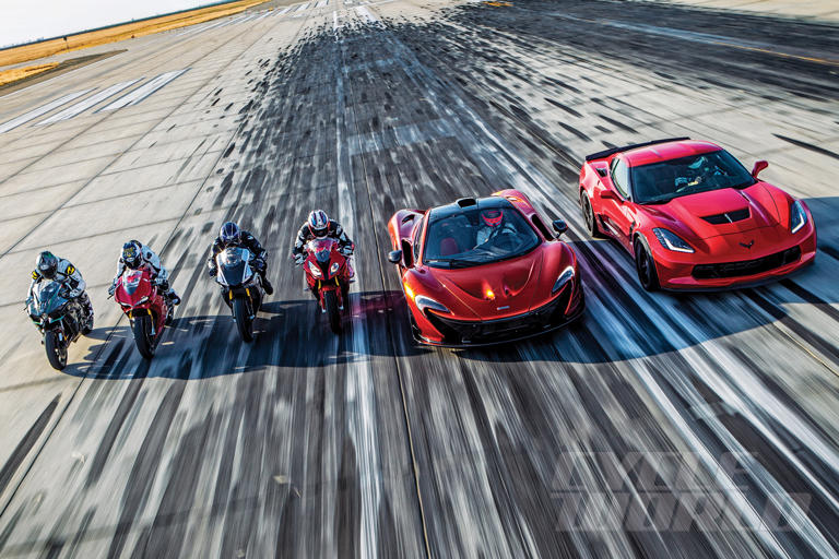 Superbikes vs. Supercars Performance Shootout