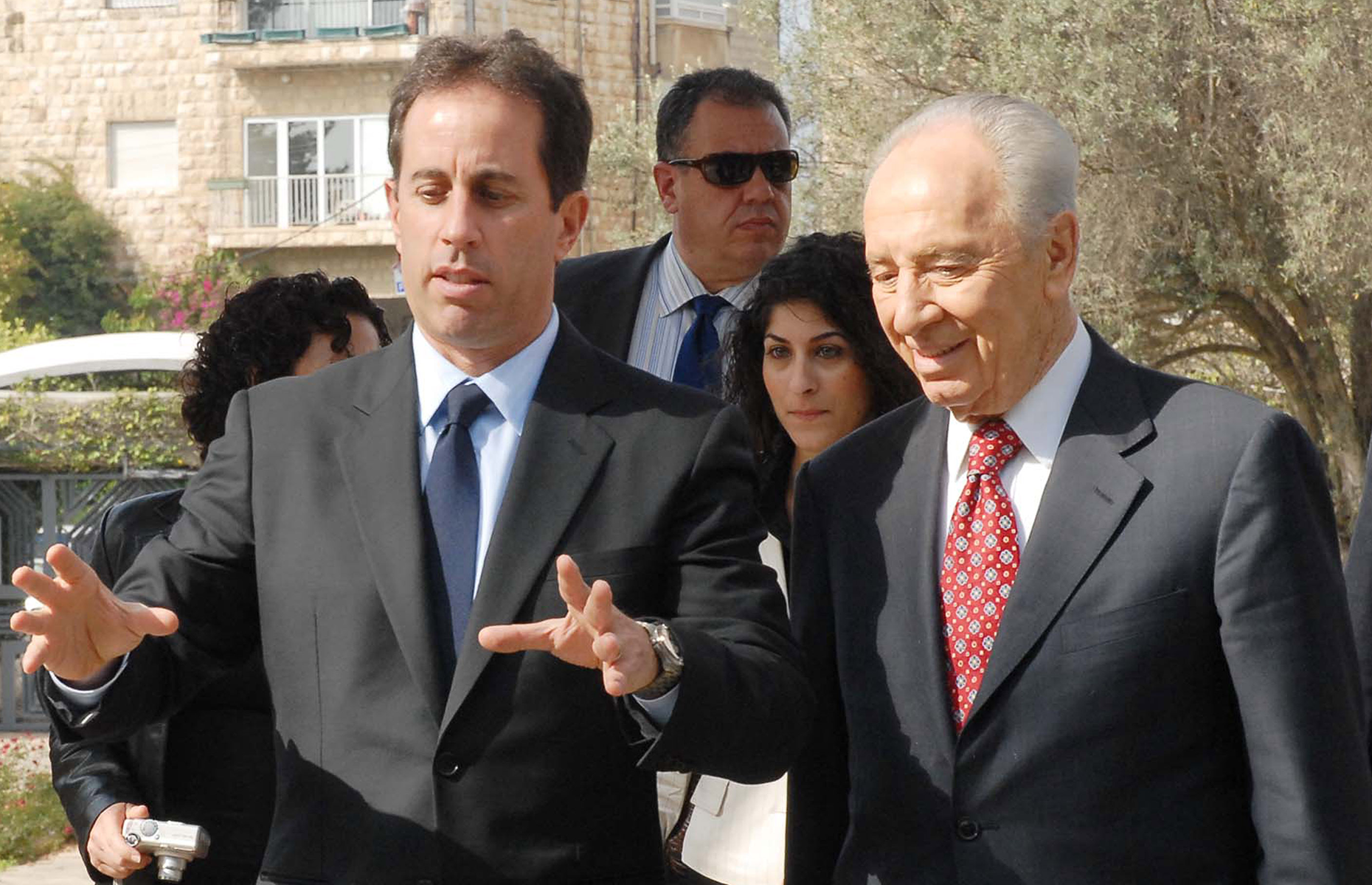 When political personalities and celebrities meet